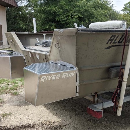 Large Boat Pods Weld On - RiverRunMarine
